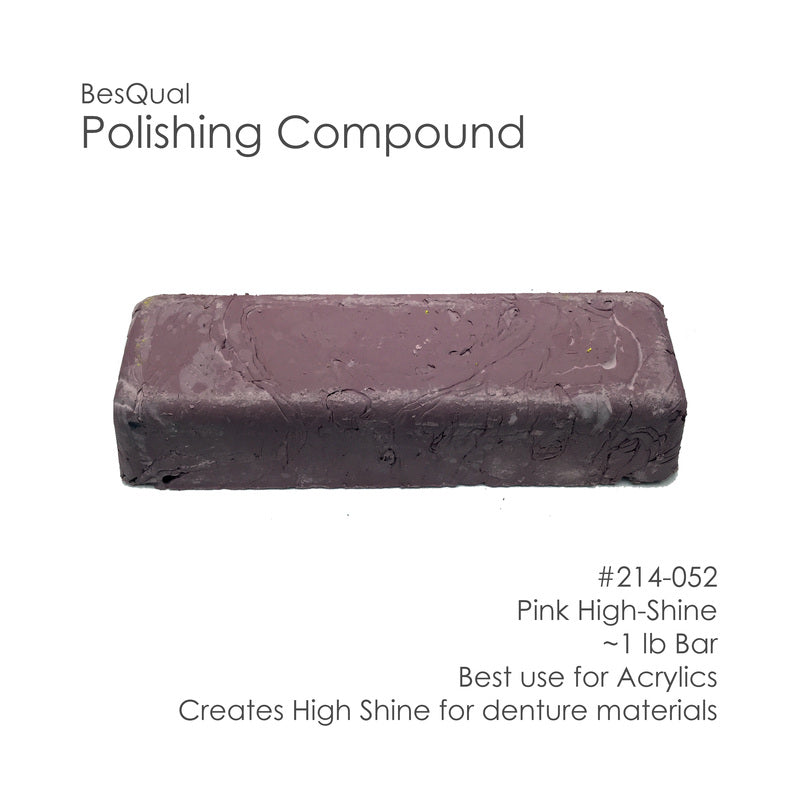 BesQual Polishing Compound Pink - Bar – eradentalsupply